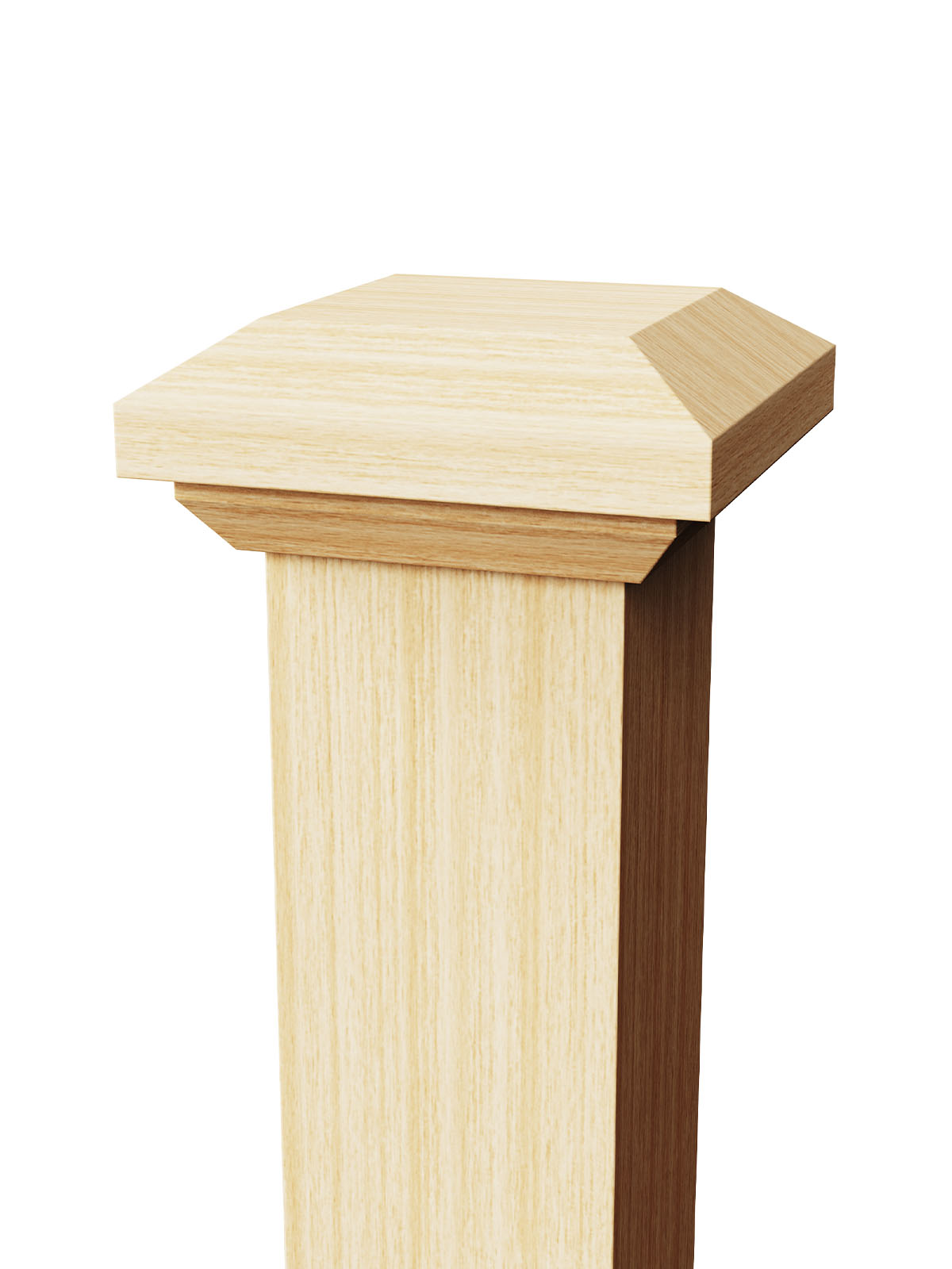 Box Newel Caps - JMP Wood