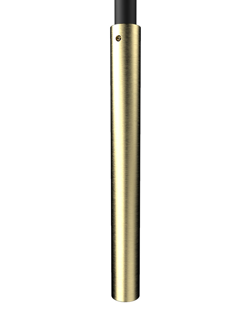 Iron Baluster 2GRBB - 5/8" Round - Brass Ornamentation - JMP Wood