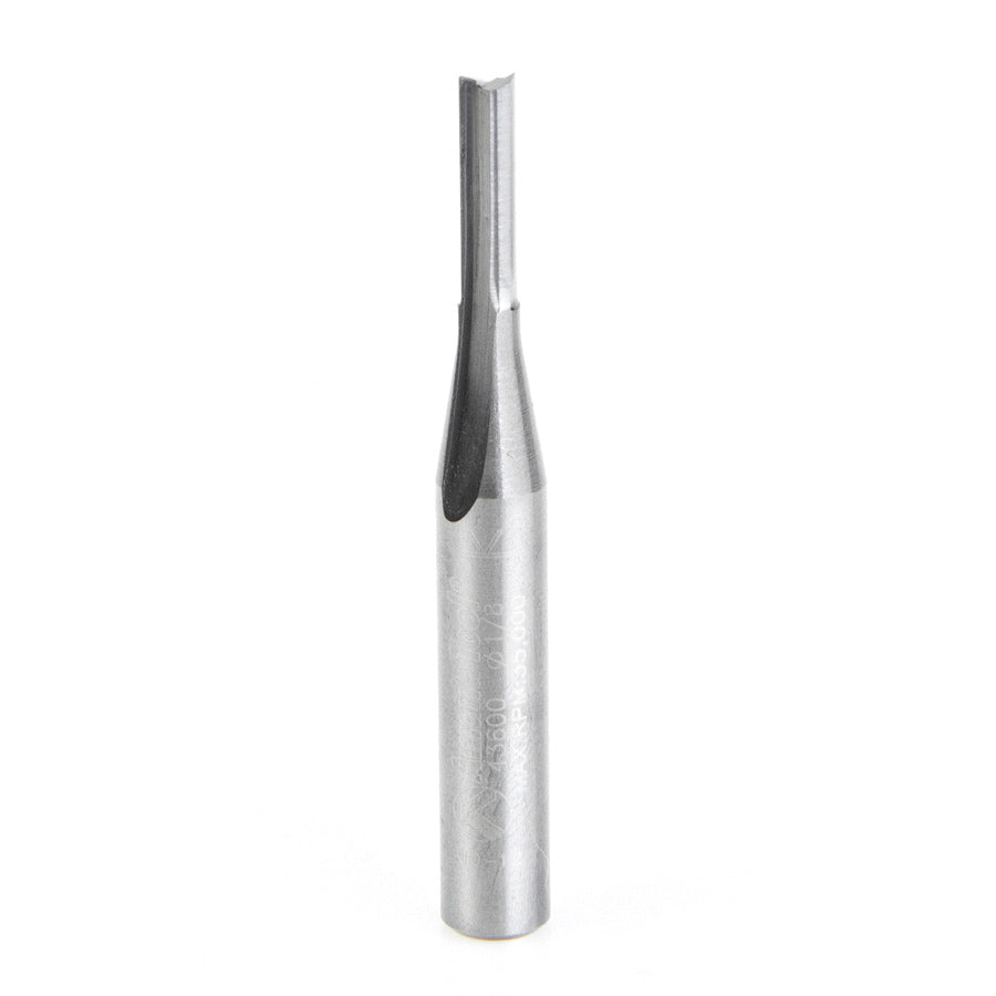 Amana Tool Solid Carbide Double 'O' Flute Plastic Cutting Router Bits ...