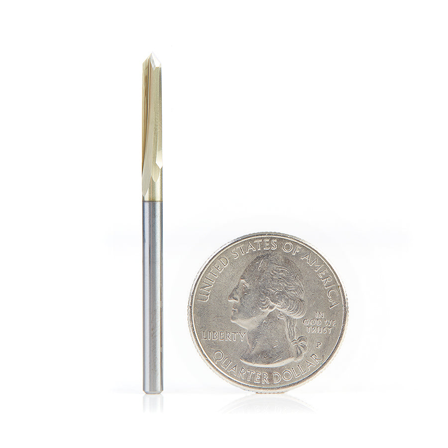 Amana Tool Solid Carbide "Zero-Point" Engraving Router Bits for V Groo ...