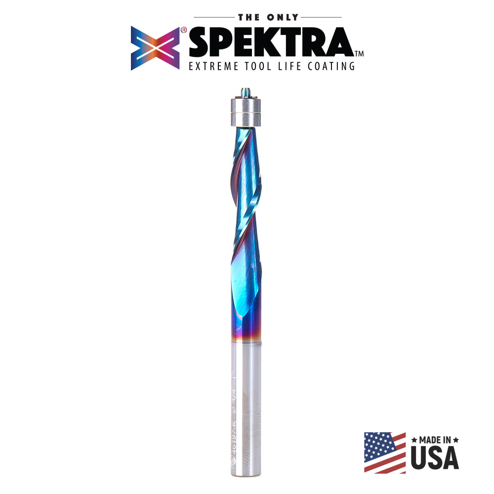 Amana Tool Spektra™ Extreme Tool Life Coated Ultratrim Spiral Trim ...
