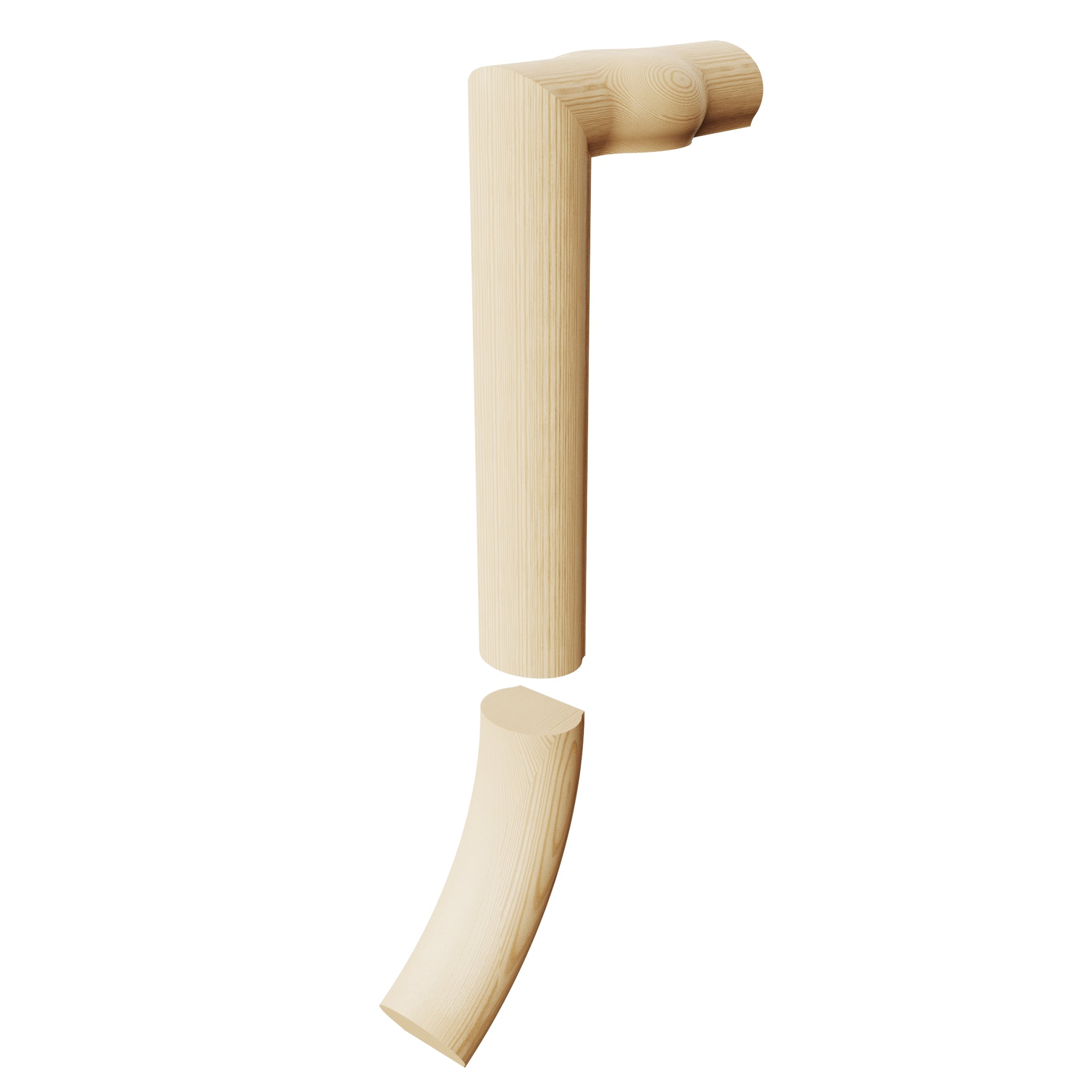 Fitting 5688-2 - Straight Riser with Tandem Cap 2 Rise - JMP Wood