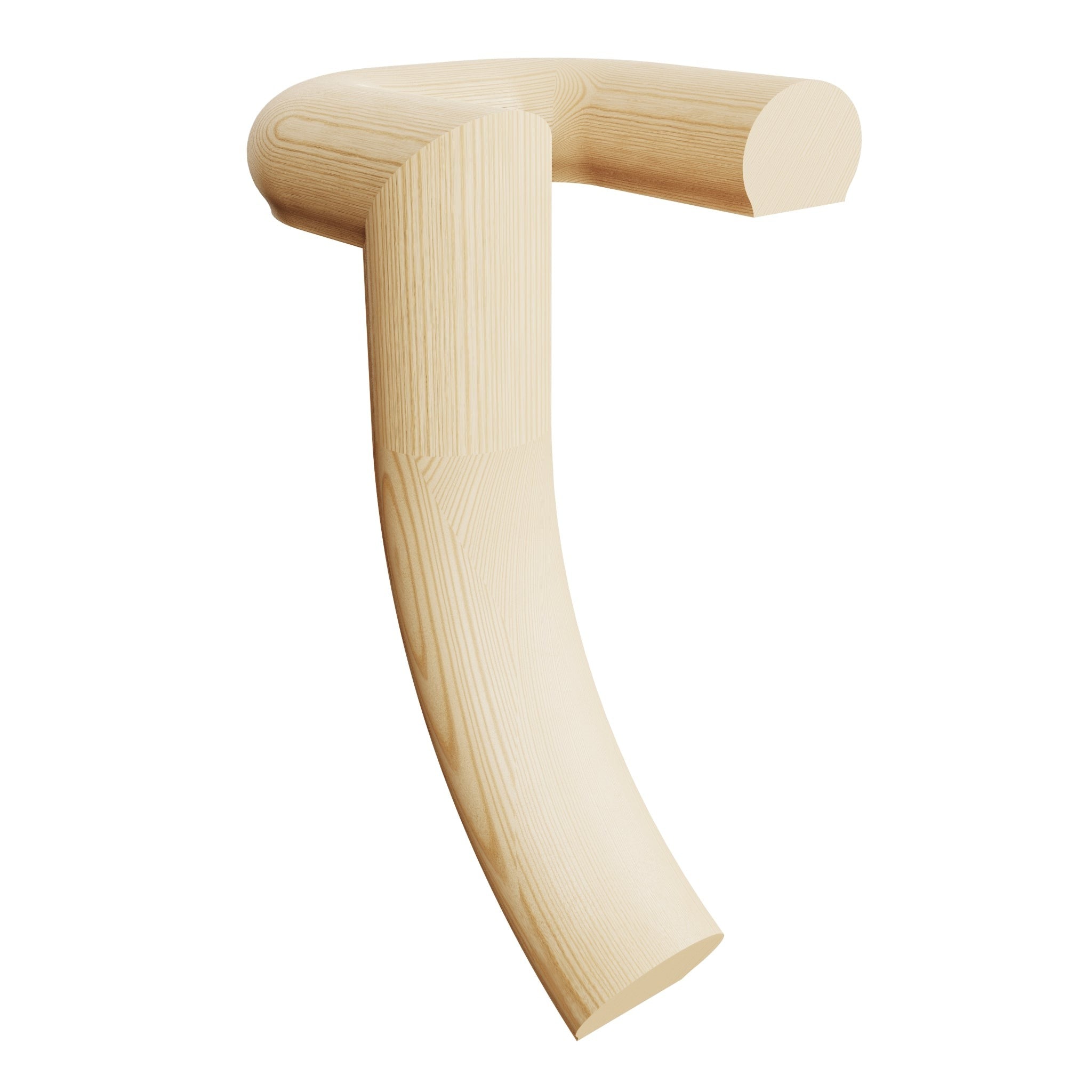 Fitting 5695 - Landing Return Riser No Cap (Right Hand) - JMP Wood