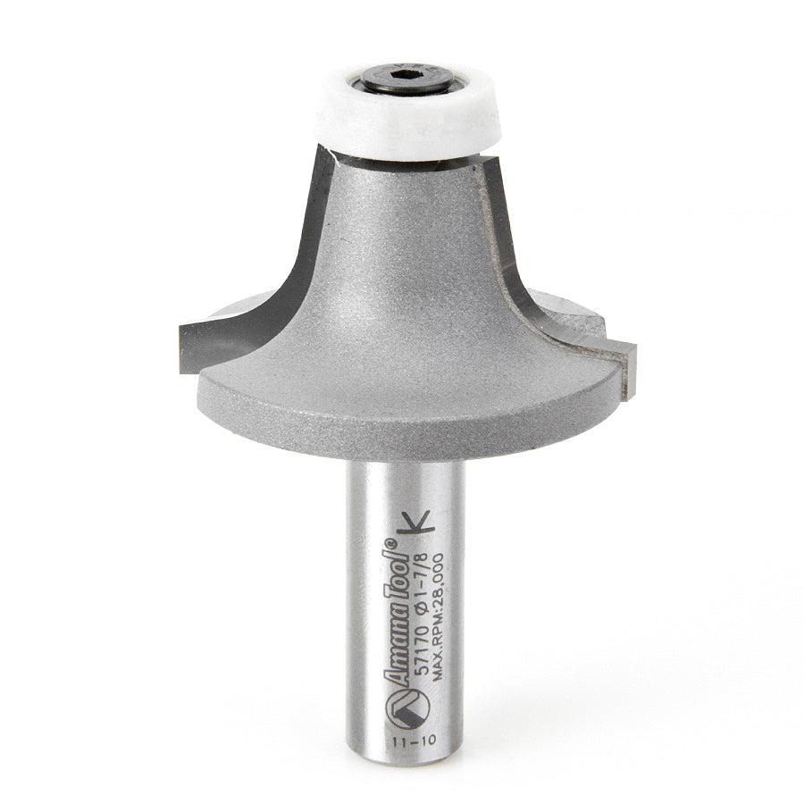 Amana Tool Countertop Round Over Router Bits with Ultra-Glide Ball Bea ...