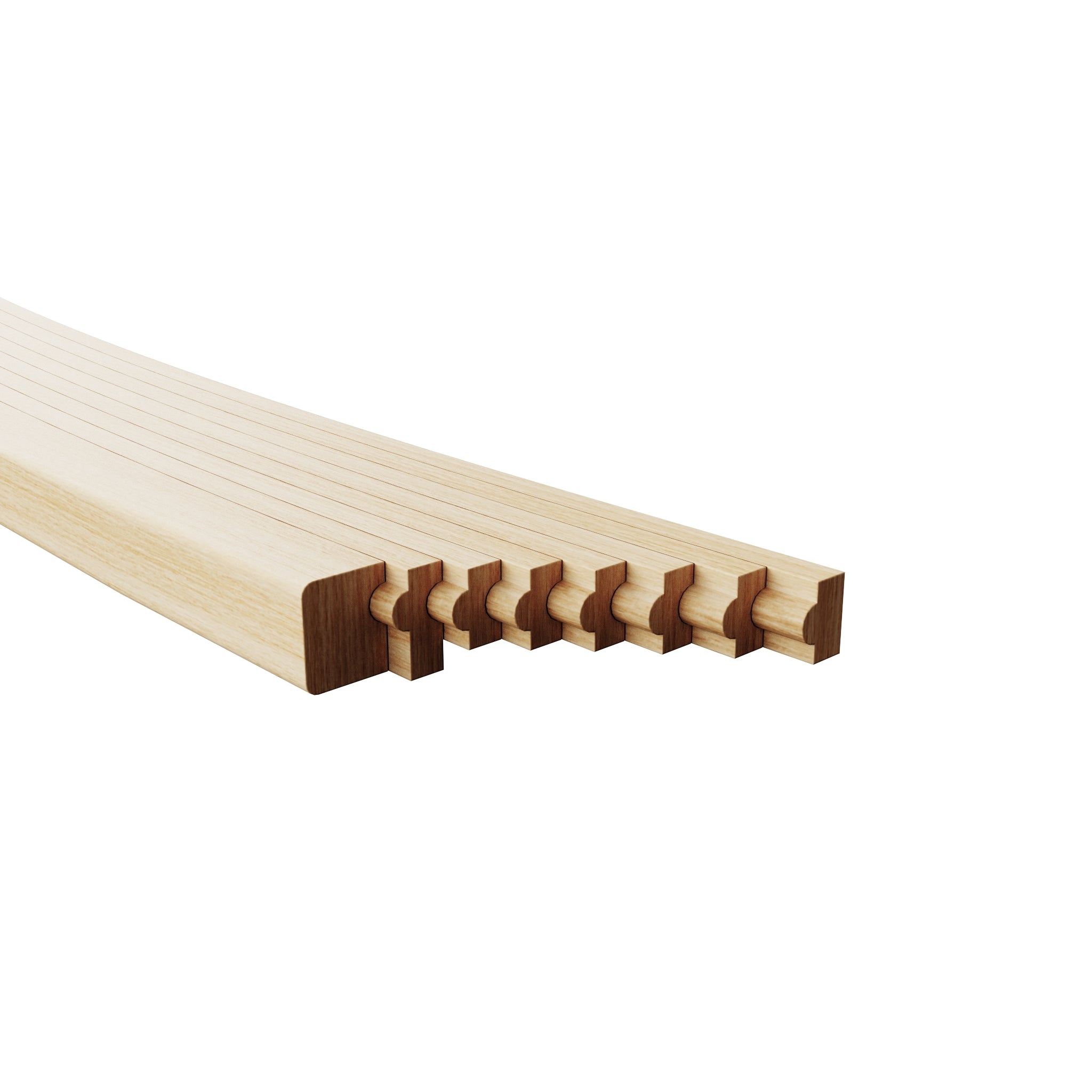 Bending Landing Tread 8093SQB - Square (3-1/2") - JMP Wood