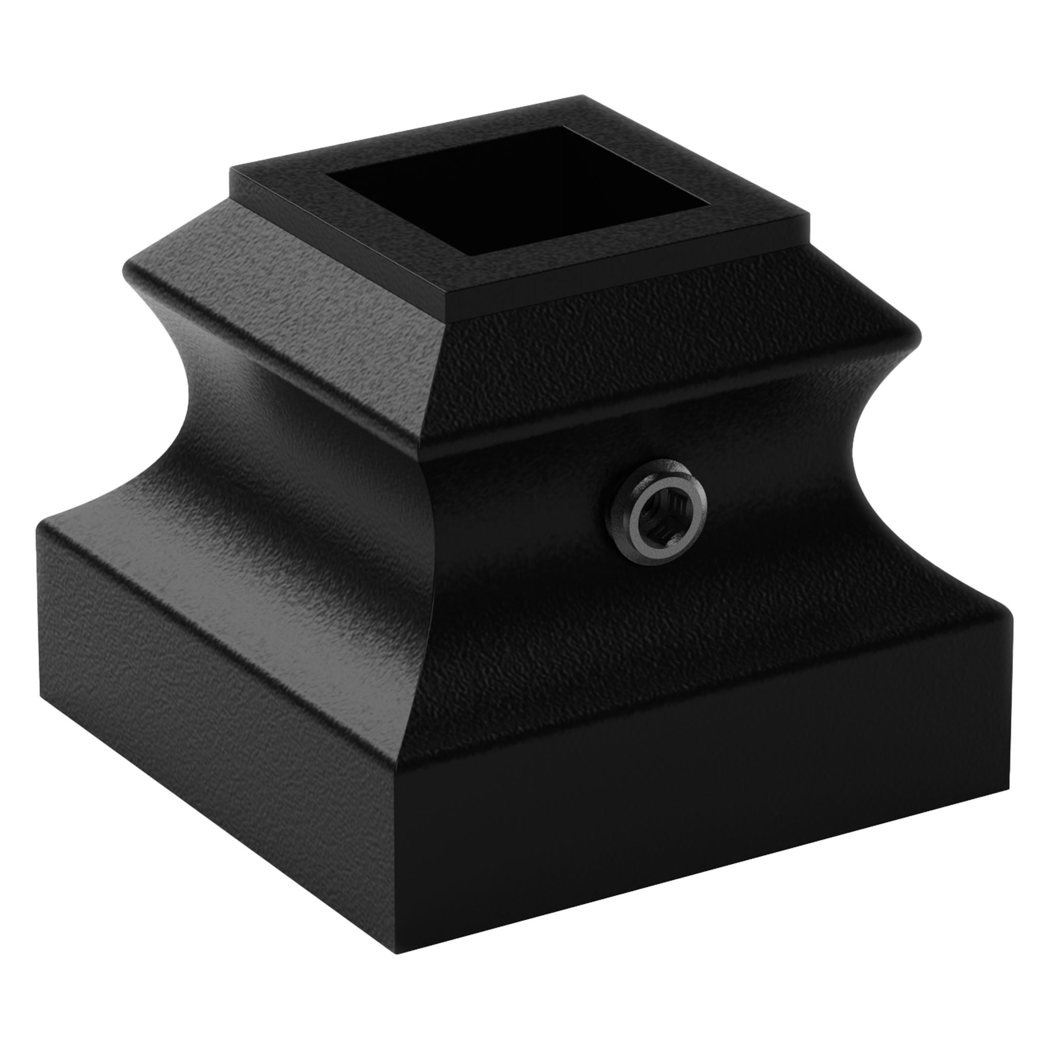 Baluster Shoe 9062BS-1/2 - Square 1/2" - Base Shoe w/ Screw - JMP Wood