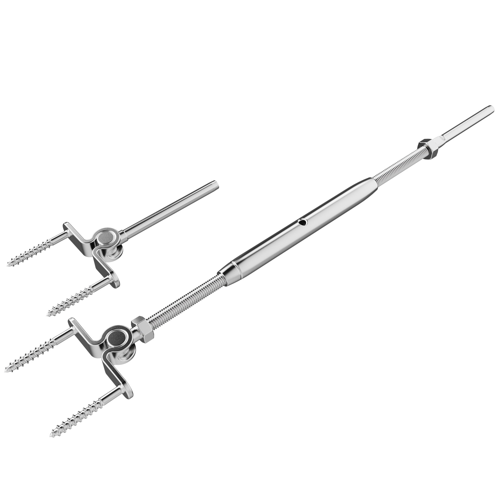 STLX-CC008 1/8" Cable Hardware Kit - Swage Toggle Turnbuckle - JMP Wood