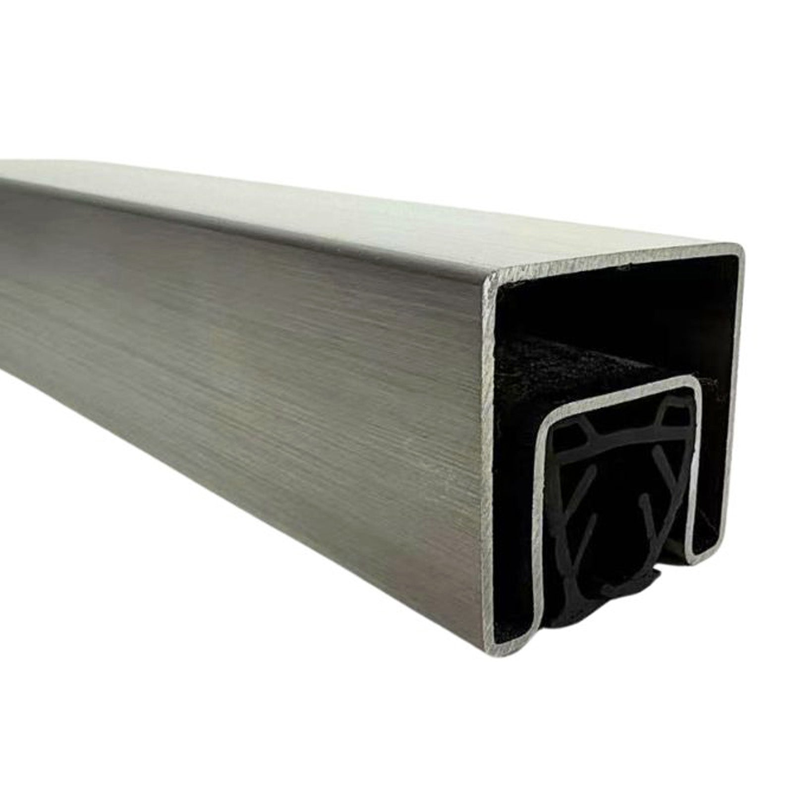 CR01SQ Stainless Steel Square Cap Rail - JMP Wood