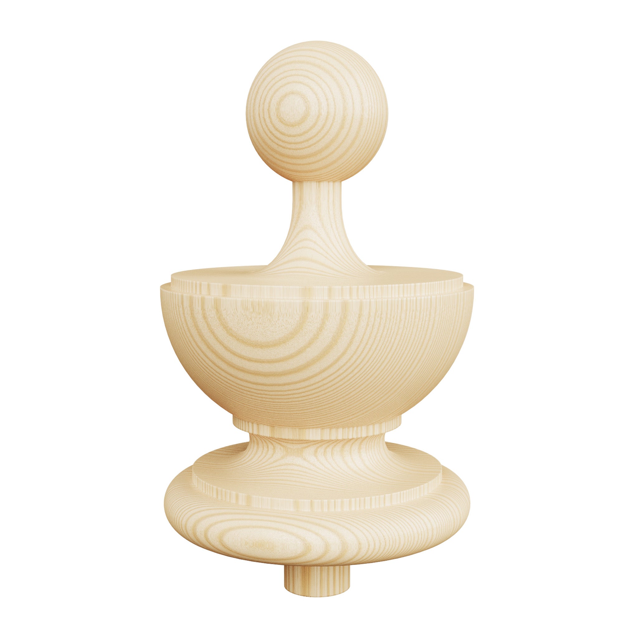 Staircase Finial Newel Post Cap FN-0105 - JMP Wood