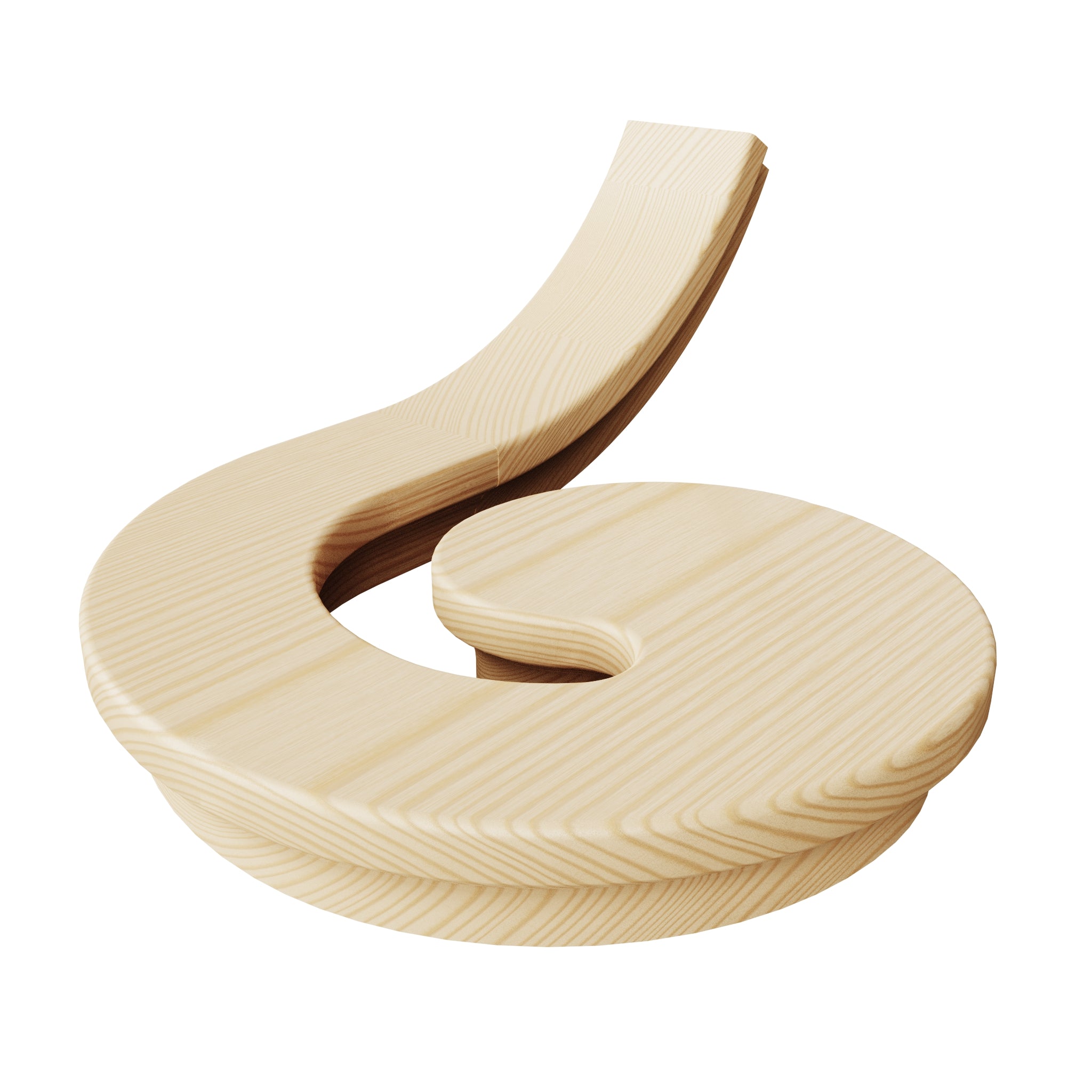 Fitting M8435-R (Rounded) - Volute (Right Hand) - JMP Wood