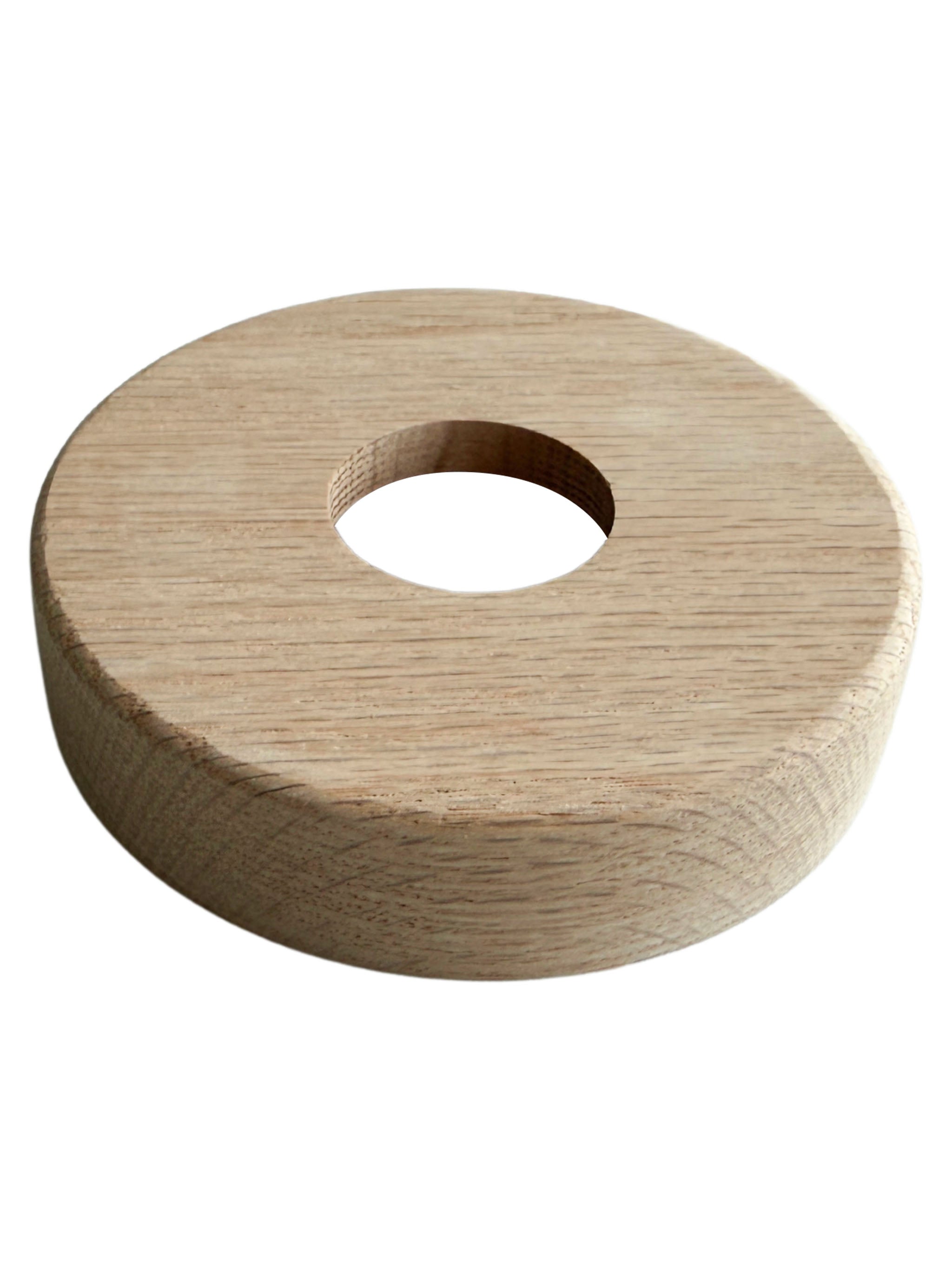 Round Wood Flange for 1-3/16" Round Iron Newel - JMP Wood