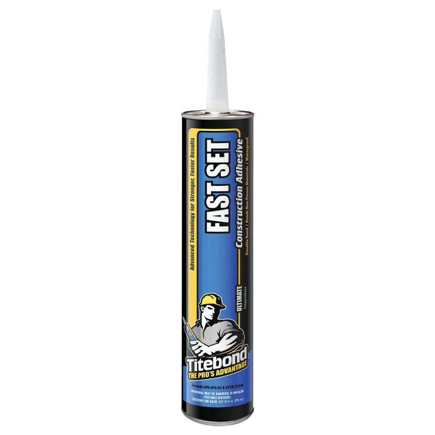 Titebond Fast Set Polyurethane Construction Adhesive (10 fl. oz) - JMP Wood