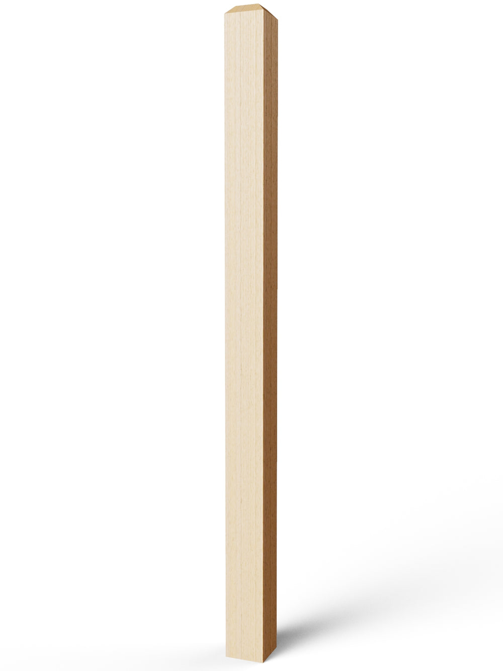 4002 Chamfered Top Square Newel Post - JMP Wood