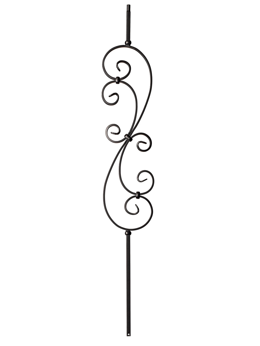 Iron Baluster 9009 - 1/2" Square - S Scroll - JMP Wood