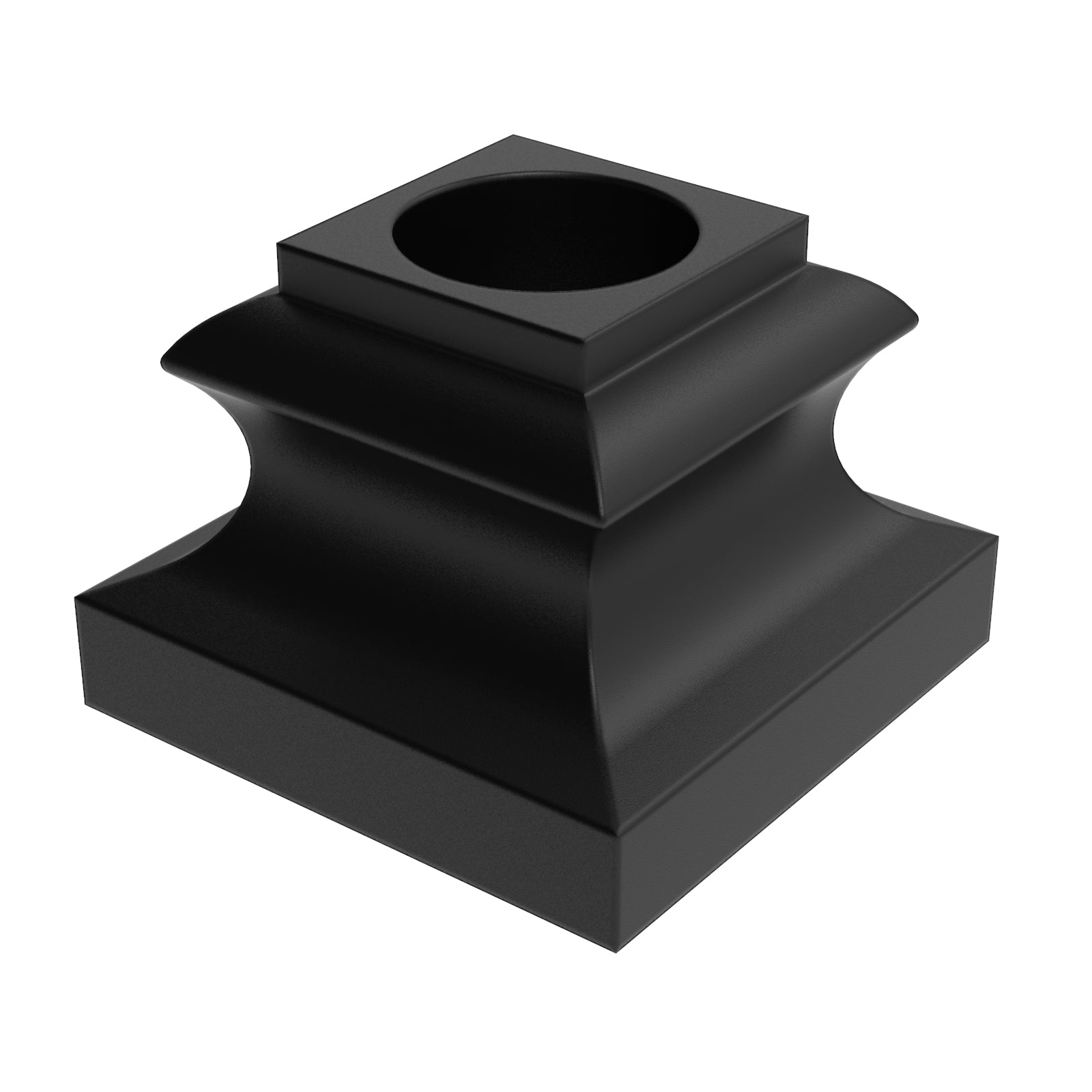 Baluster Shoe 9625R - Round 5/8" - Base Shoe w/ Screw - JMP Wood