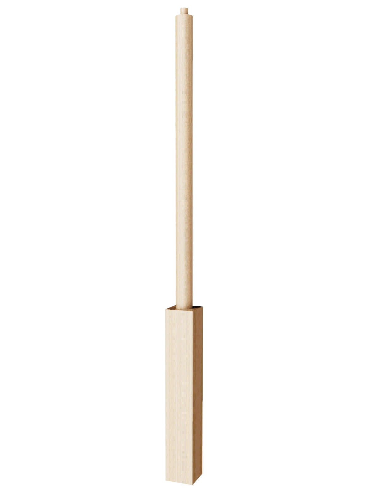 RS Series Round Straight Newel Post - JMP Wood