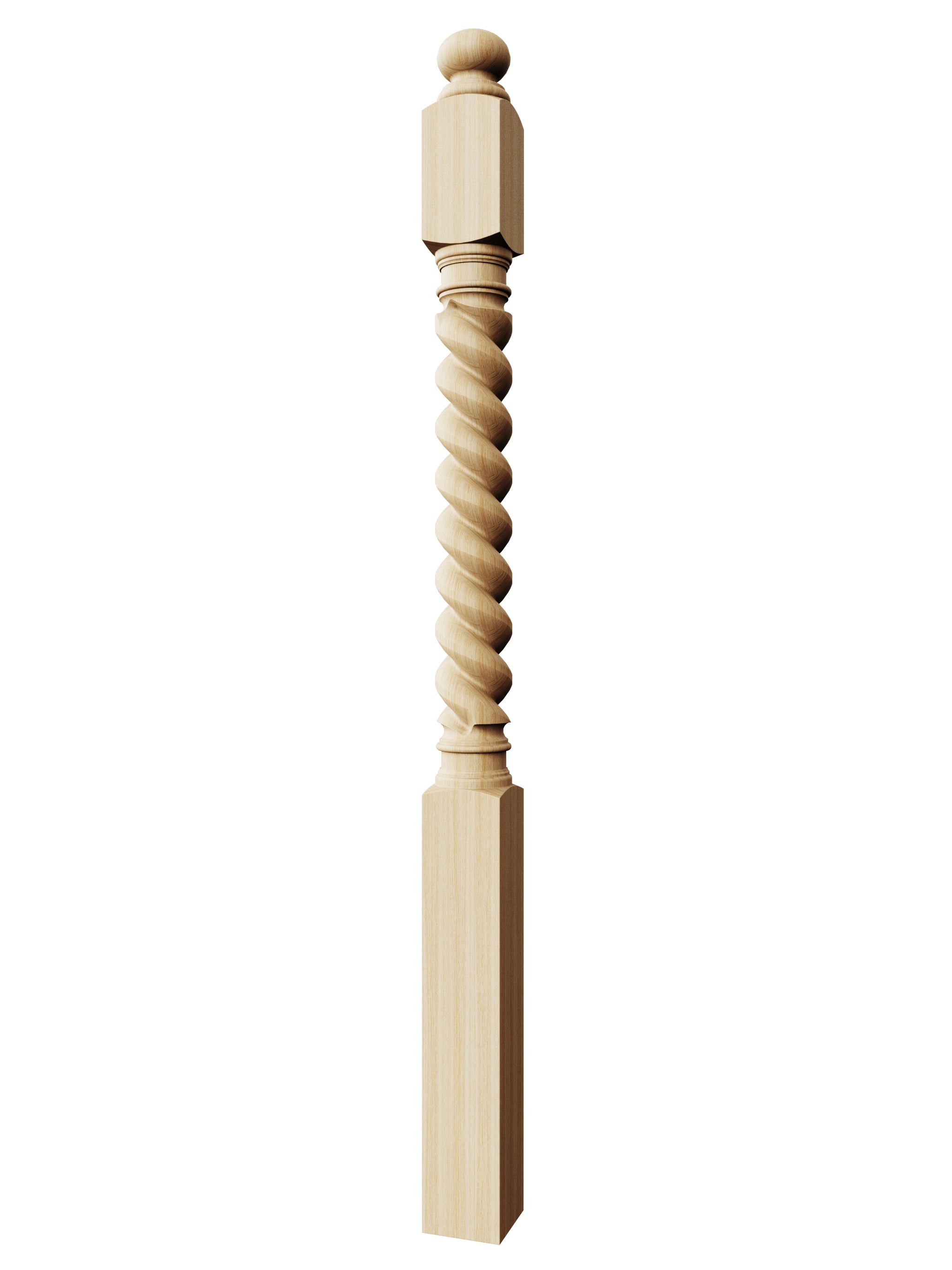 Napoleon Post to Post Newel (Barley Twist) - JMP Wood