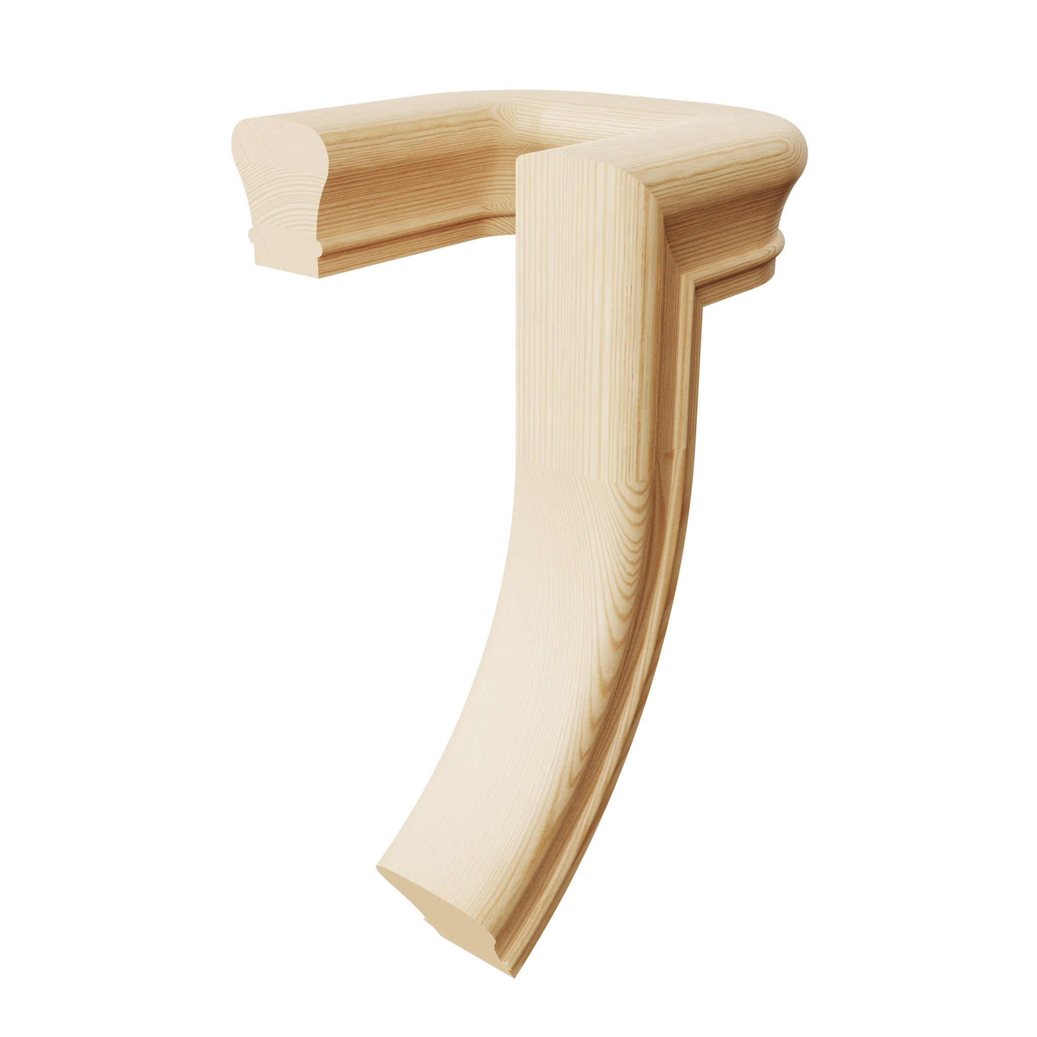 Fitting 90 - Landing Return Riser No Cap (Left Hand) - JMP Wood