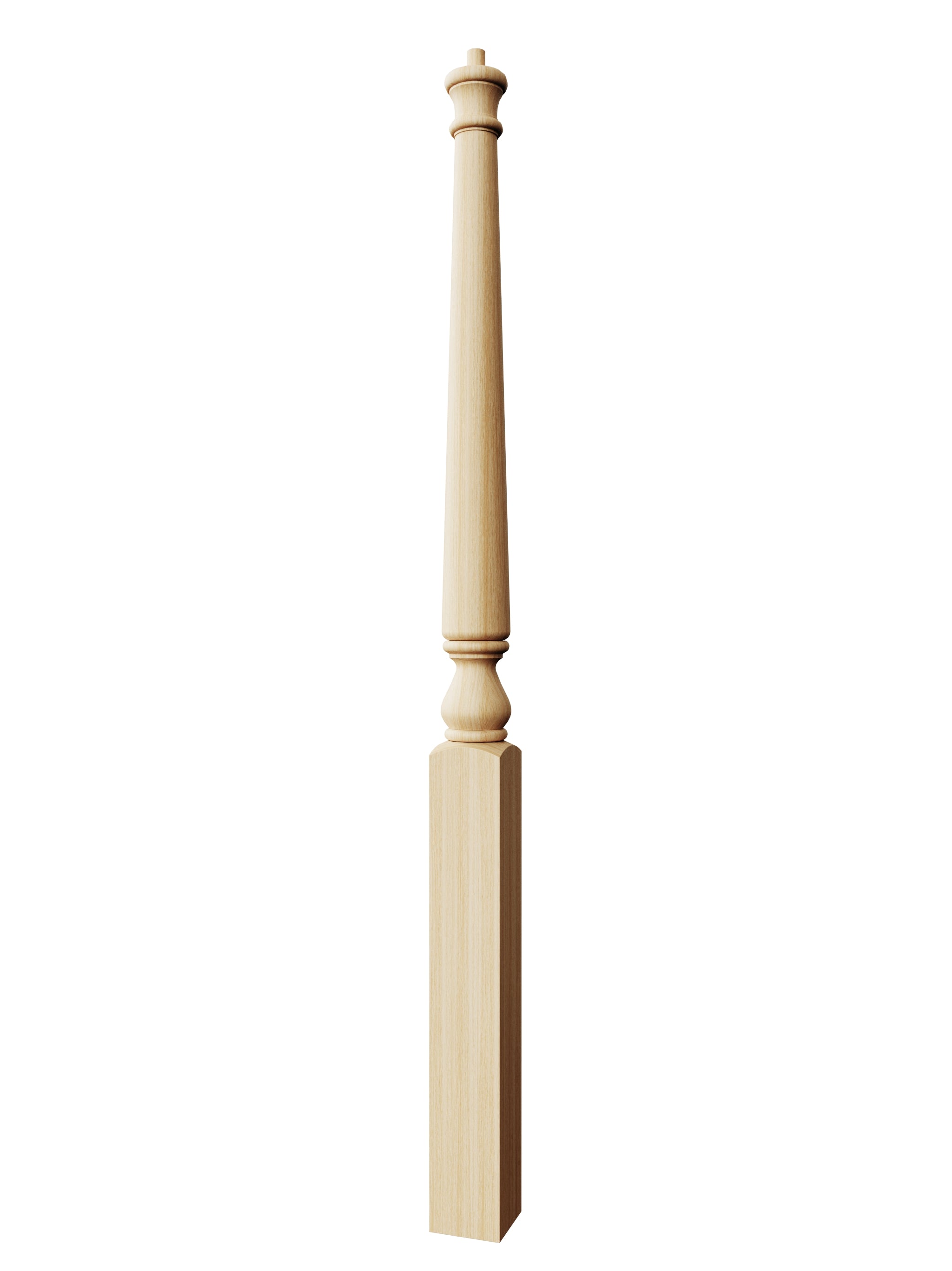 Colonial 4010PT Series Pin Top Newel Post (3") - JMP Wood