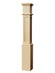 Box Newel 4095MP - Mission Panel (7-1/2") - JMP Wood