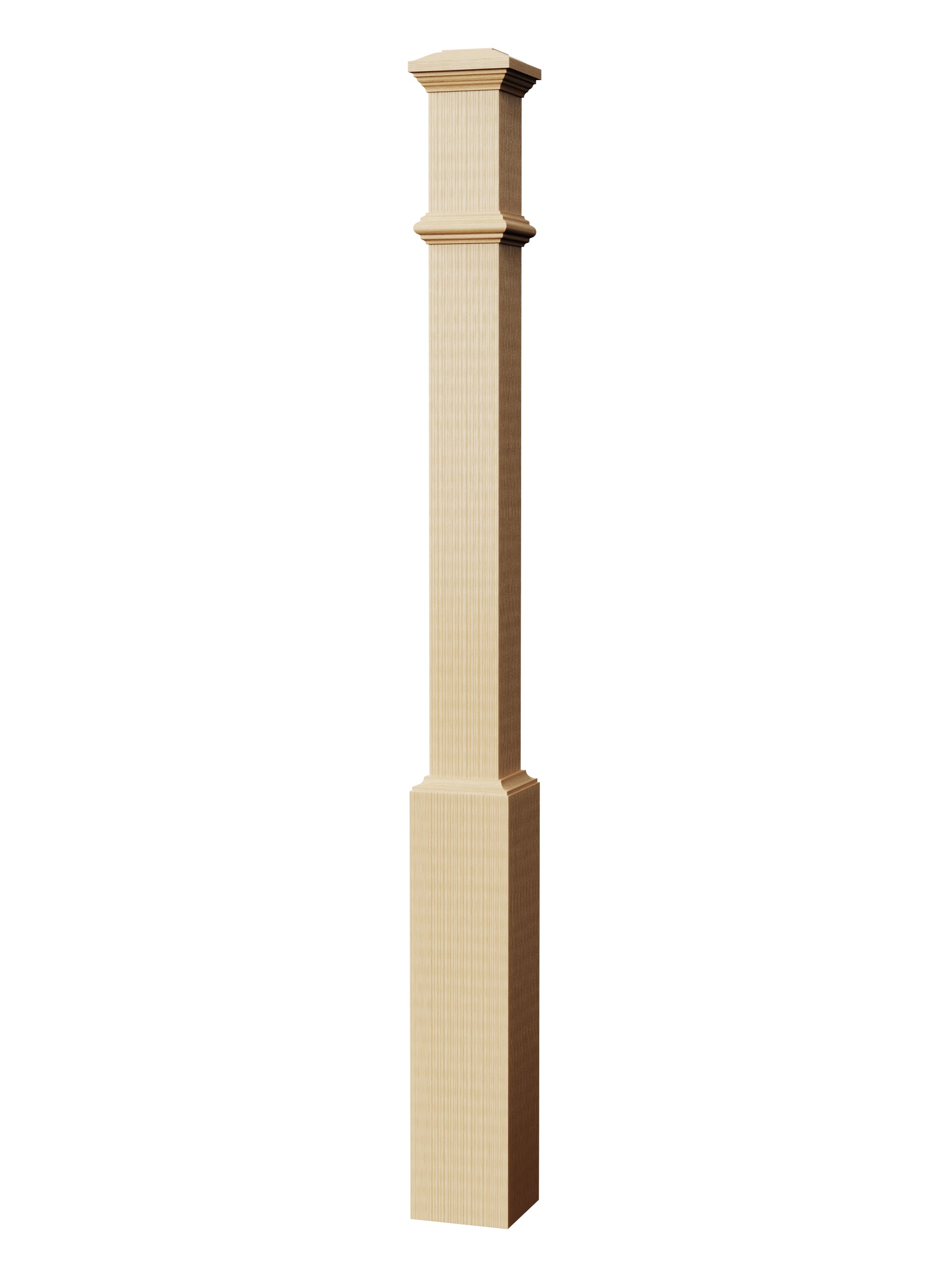 Box Newel 4276 - Adjustable Base (5") - JMP Wood