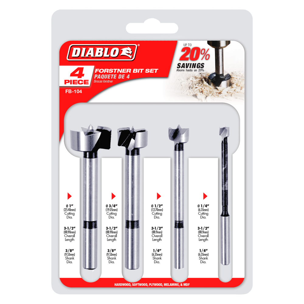 Diablo Forstner Bit Set - JMP Wood