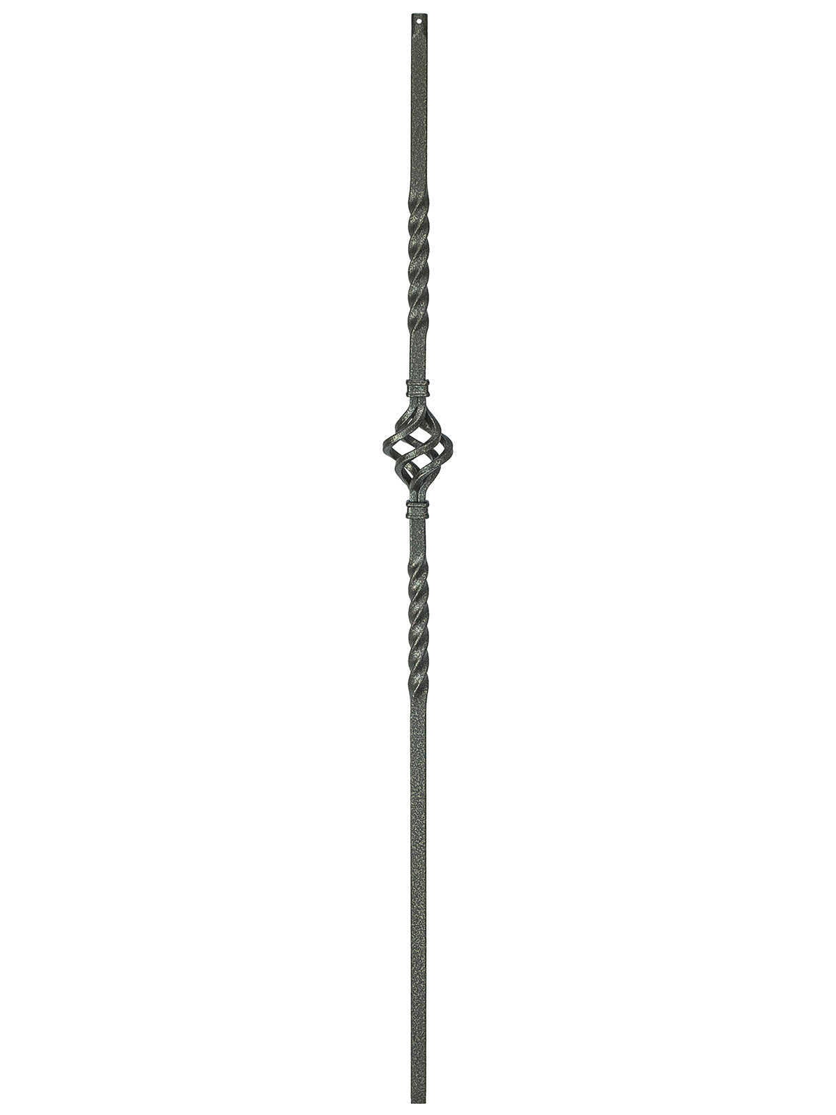 Iron Baluster 2G04 - 5/8" Square - Single Basket - JMP Wood