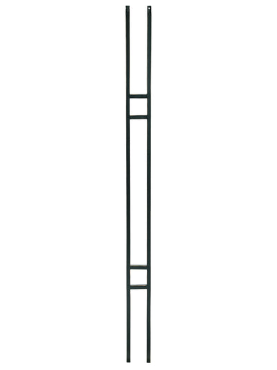 Iron Baluster T19 - 1/2" Square - Contemporary Craftsman Double Panel ...