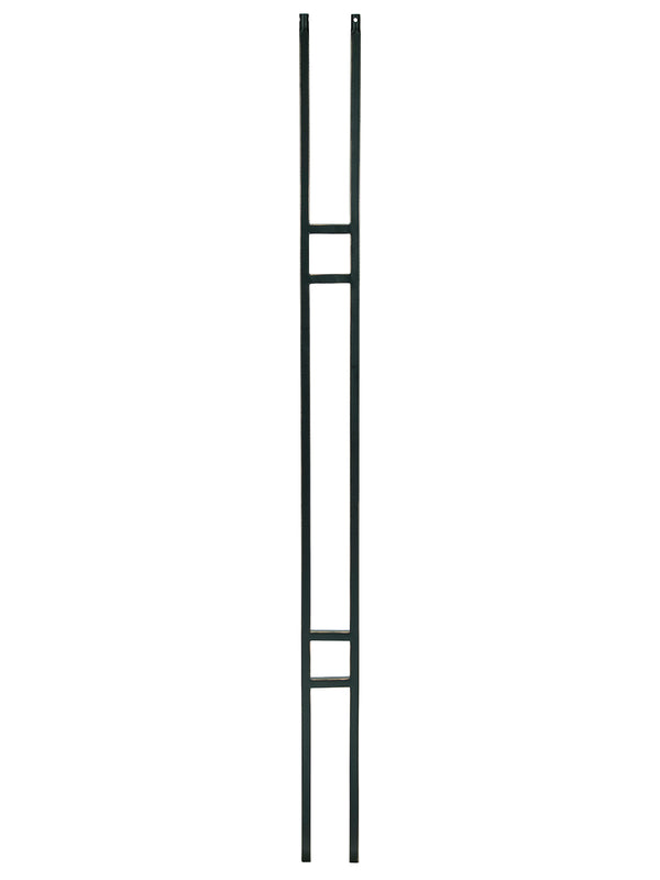 Iron Baluster T19 - 1/2" Square - Contemporary Craftsman Double Panel ...