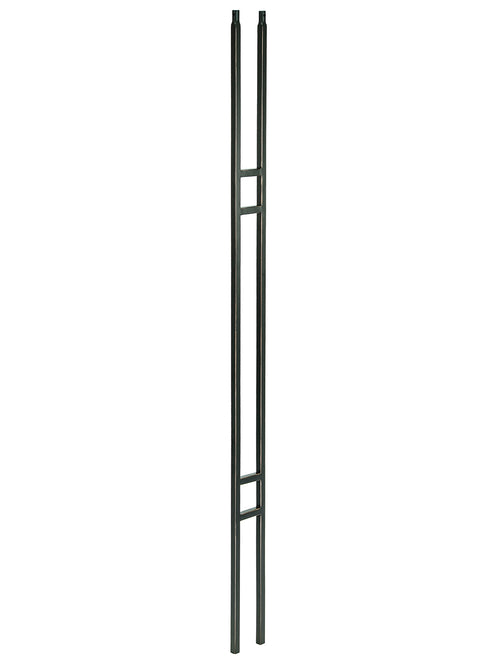 Iron Baluster T19 - 1/2" Square - Contemporary Craftsman Double Panel ...