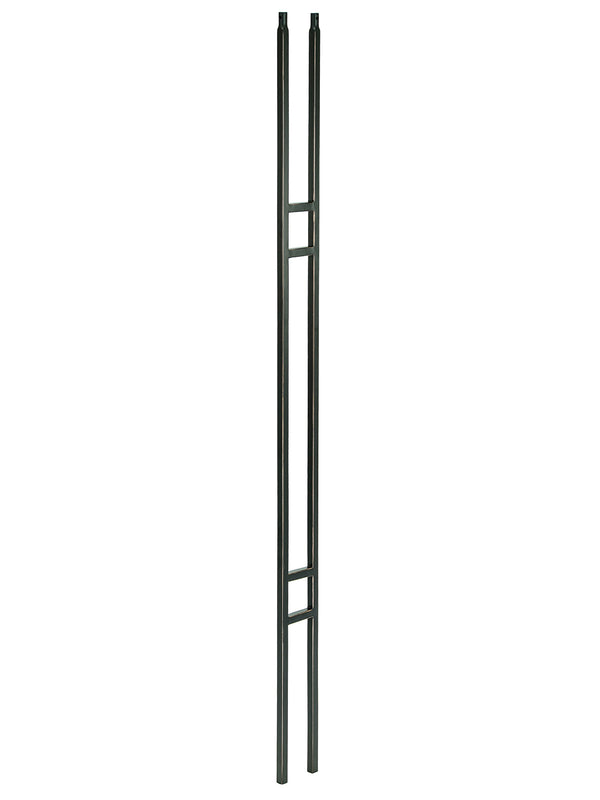 Iron Baluster T19 - 1/2" Square - Contemporary Craftsman Double Panel ...