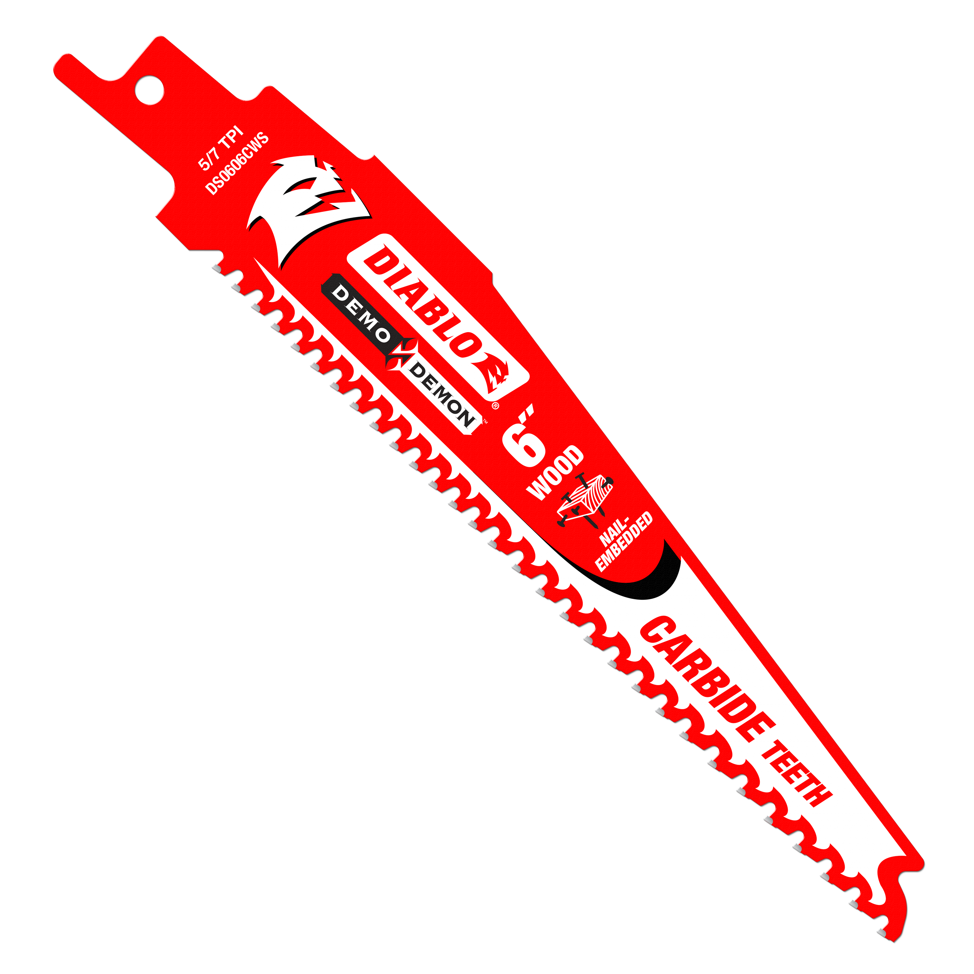 Diablo Demo Demon Carbide Recip Blade for Nail-Embedded Wood - JMP Wood