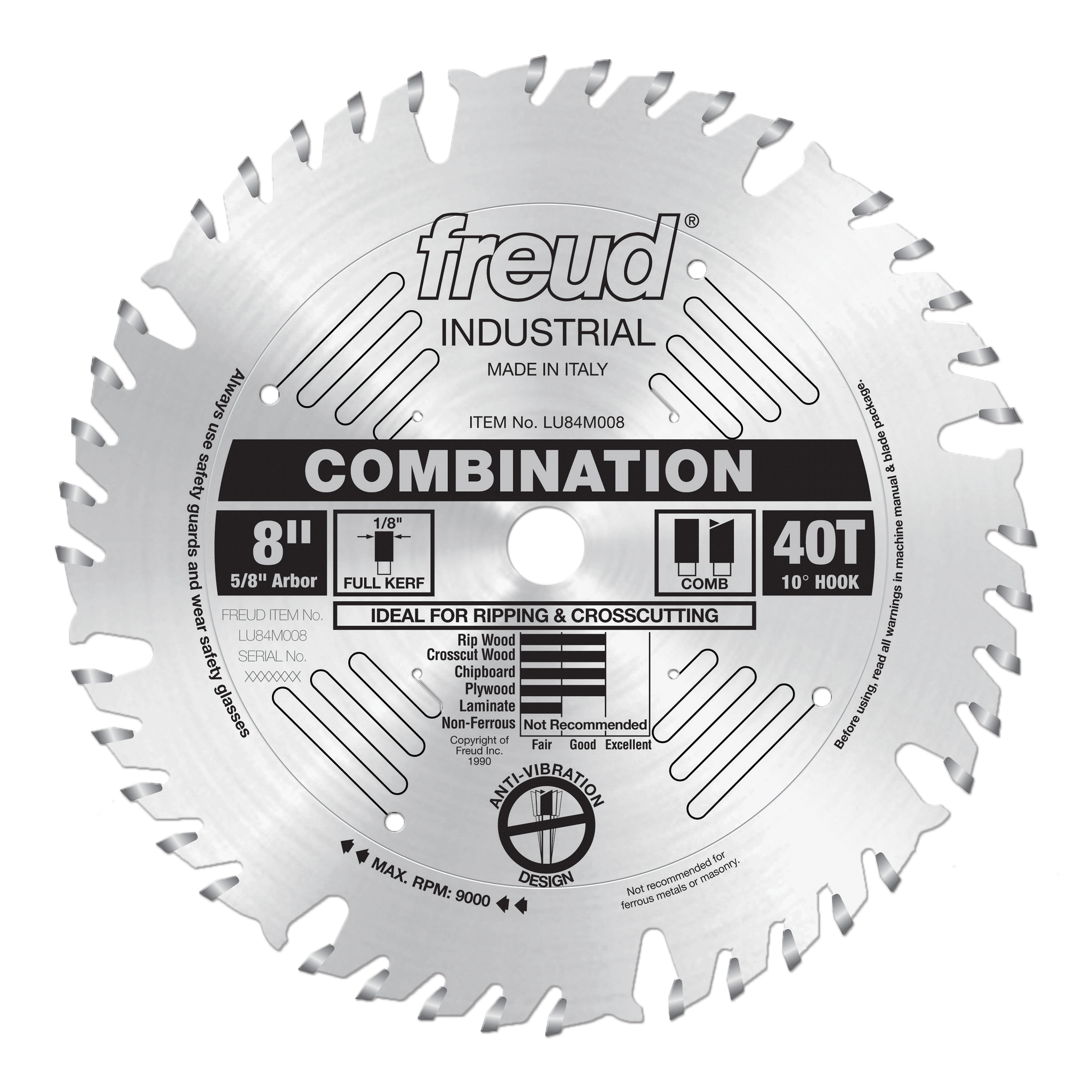 Freud Combination Saw Blades - JMP Wood
