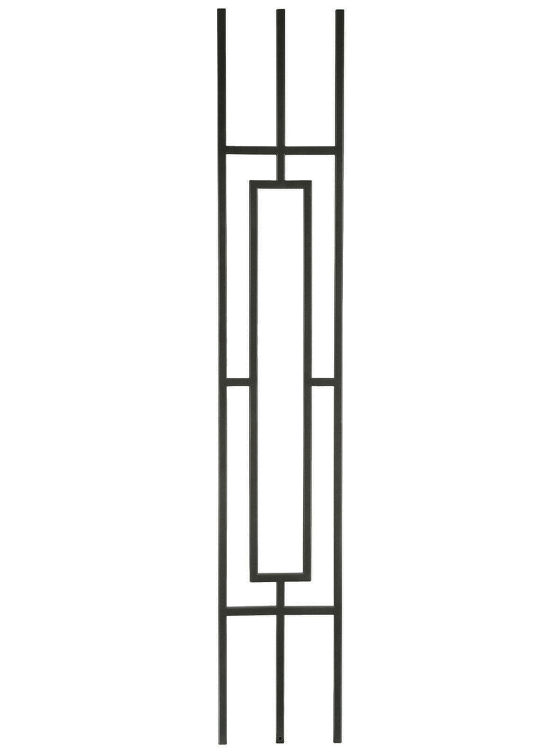 Iron Baluster T813 - 1/2" Square (Contemporary - Rectangular Panel ...