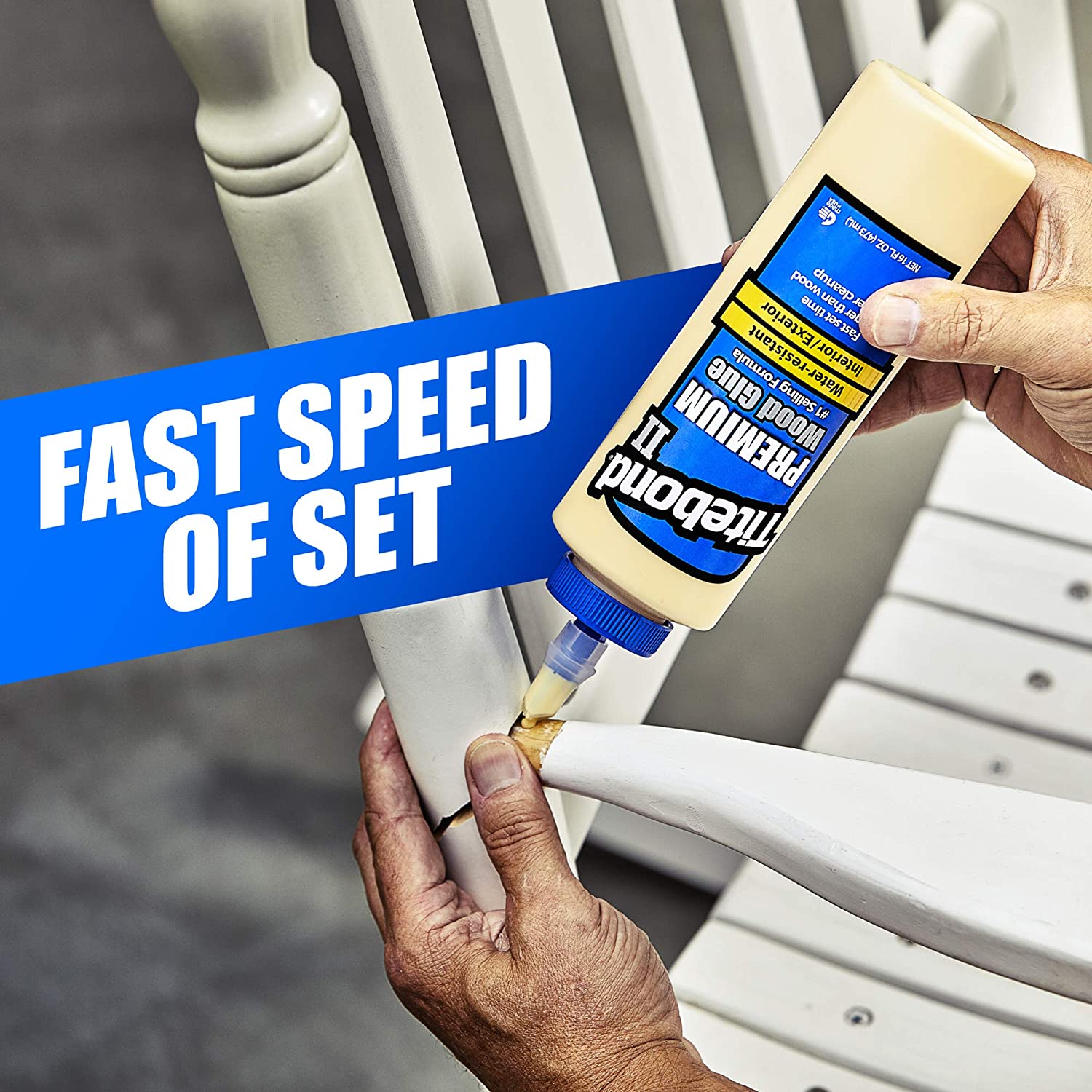 Evo Stick Wood Glue COLLE À BOIS TITEBOND II, 16 OZ - 5004 Waterproof ...